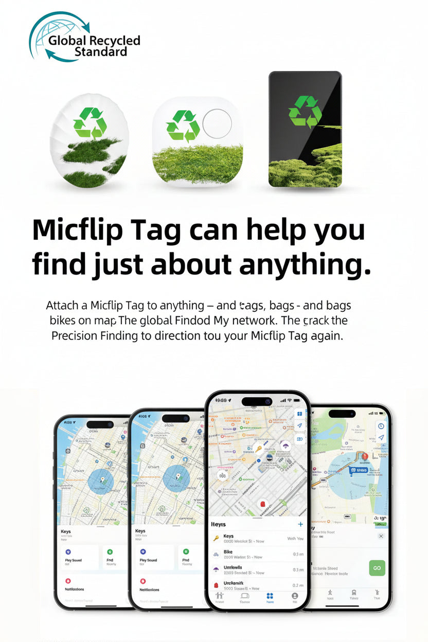 Find My tracker,Find Hub tracker,Micflip-Micro tech Flip life